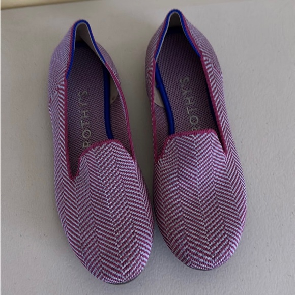 Rothy's | Shoes | Rothys Amethyst Metallic Herringbone Loafer | Poshmark
